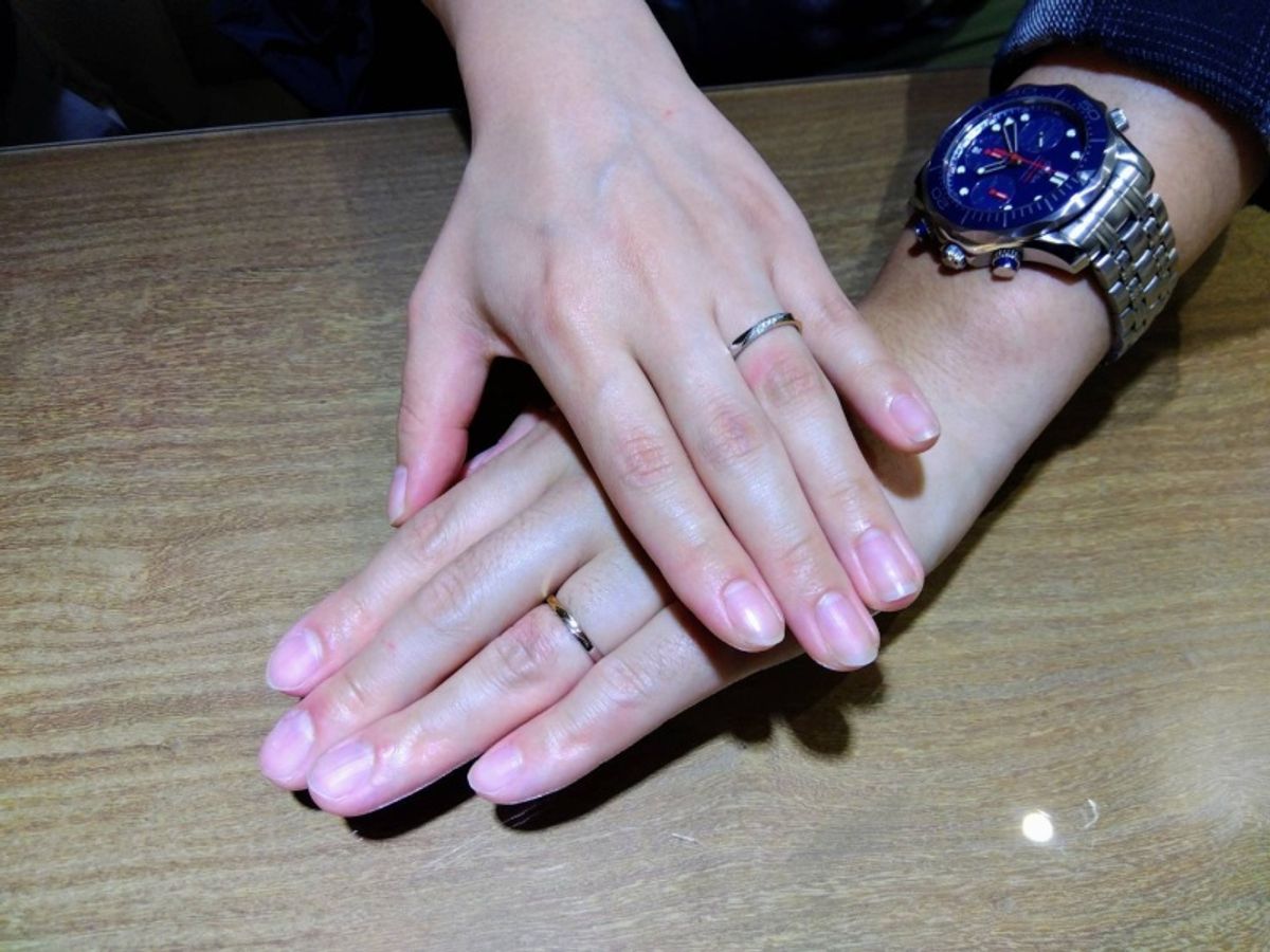 D様♡Y様【BIJOUPIKO(ビジュピコ)】【大分店】これだ！と思える素敵な指輪…｜ 結婚指輪・婚約指輪の口コミならRingraph