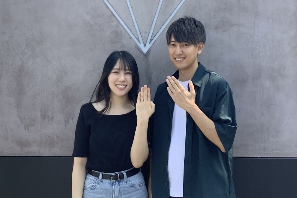 N様&Y様【BIJOUPIKO(ビジュピコ)】【福井店】楽しく指輪選びができま…｜ 結婚指輪・婚約指輪の口コミならRingraph