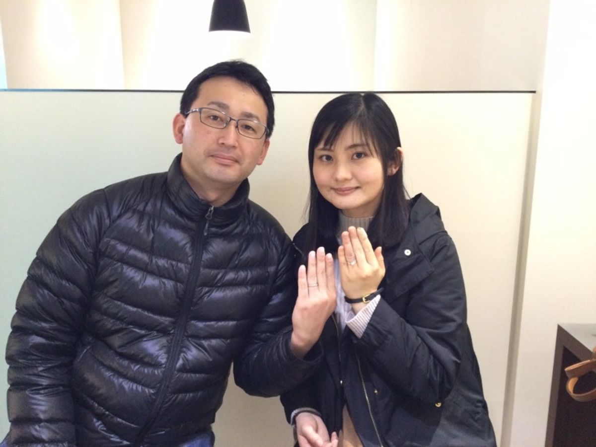 H様♡H様【BIJOUPIKO(ビジュピコ)】【大分店】選ぶのが楽しかったです。｜ 結婚指輪・婚約指輪の口コミならRingraph