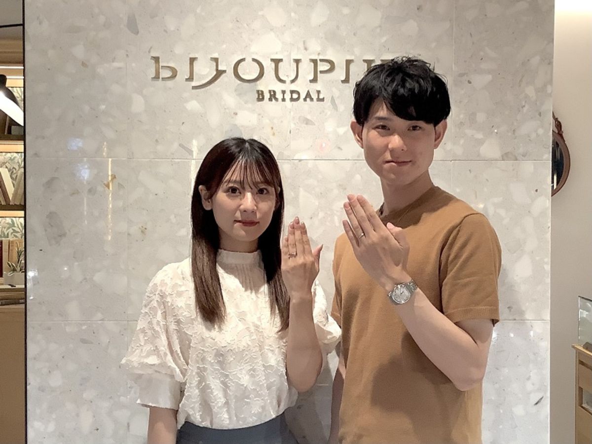 A様♡S様【BIJOUPIKO(ビジュピコ)】【松本店】これからこの指輪と一緒に思…｜ 結婚指輪・婚約指輪の口コミならRingraph