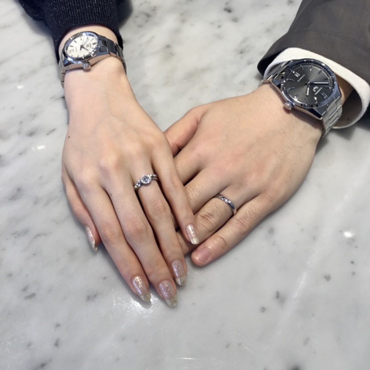 M様♡N様【BIJOUPIKO(ビジュピコ)】【松本店】丁寧な対応に感謝しています。｜ 結婚指輪・婚約指輪の口コミならRingraph