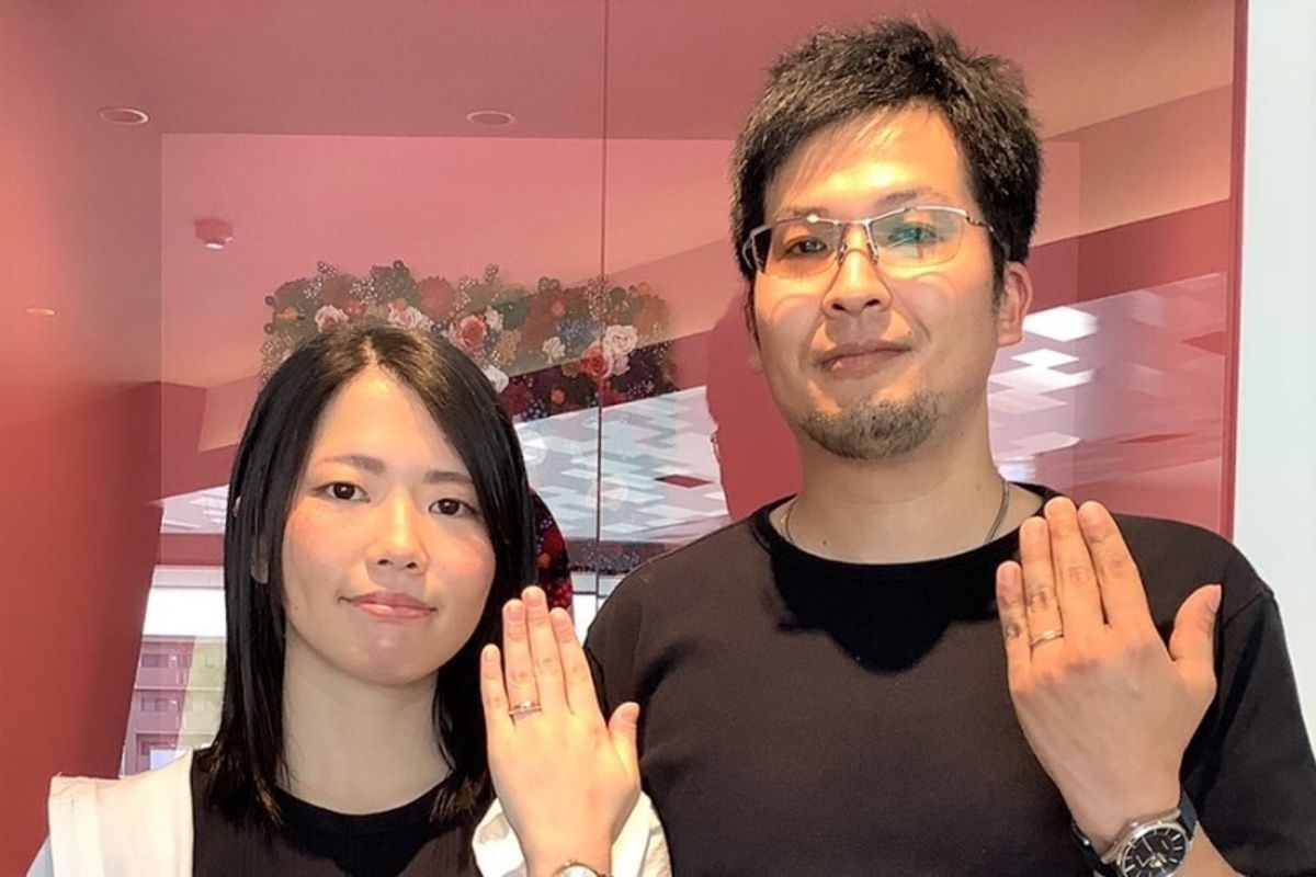 N様＆M様【BIJOUPIKO(ビジュピコ)】【福井店】ステキな指輪をみつけること…｜ 結婚指輪・婚約指輪の口コミならRingraph