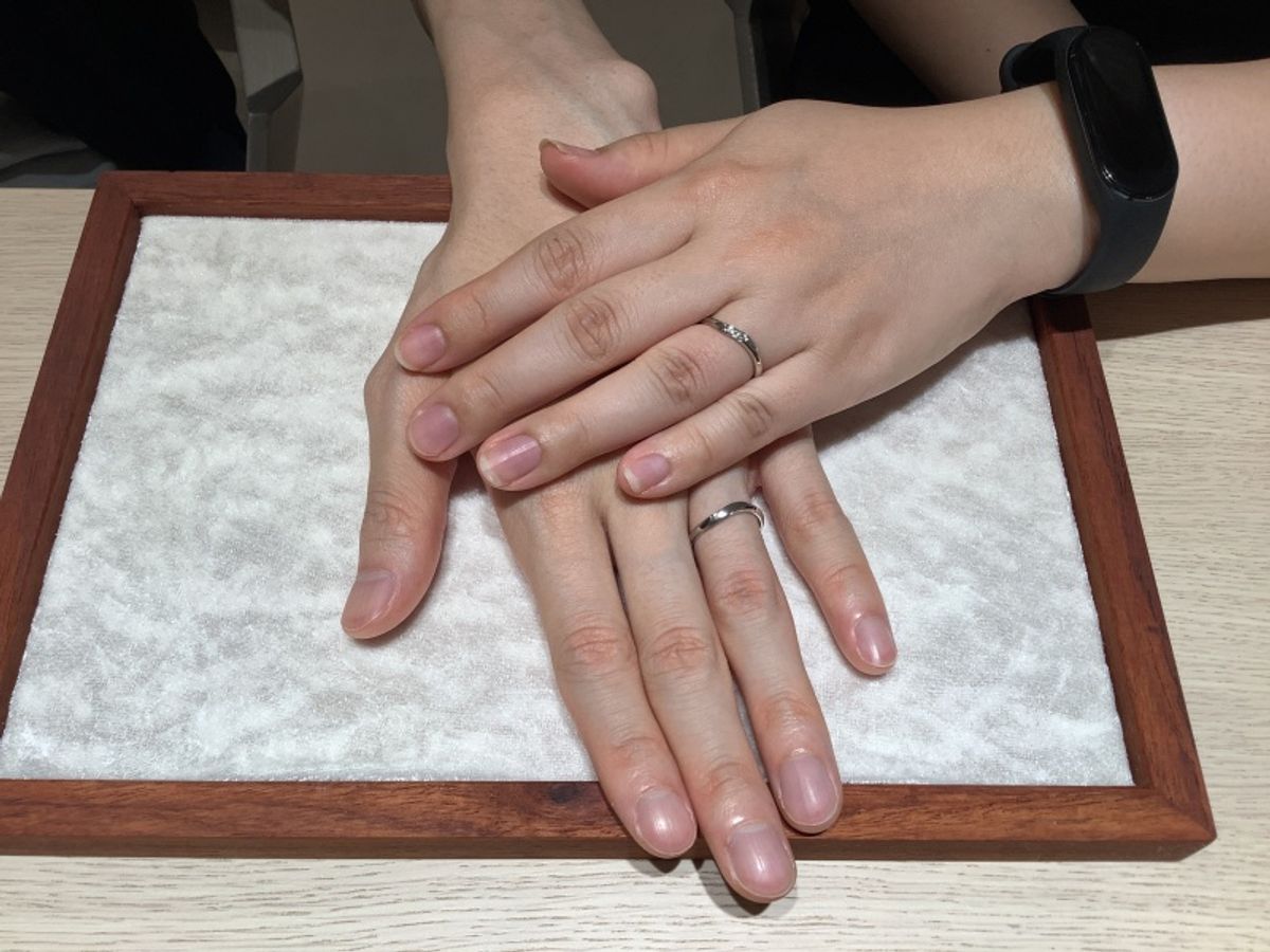 S様＆O様【BIJOUPIKO(ビジュピコ)】【宮崎店】楽しく選ばせて頂きました｜ 結婚指輪・婚約指輪の口コミならRingraph