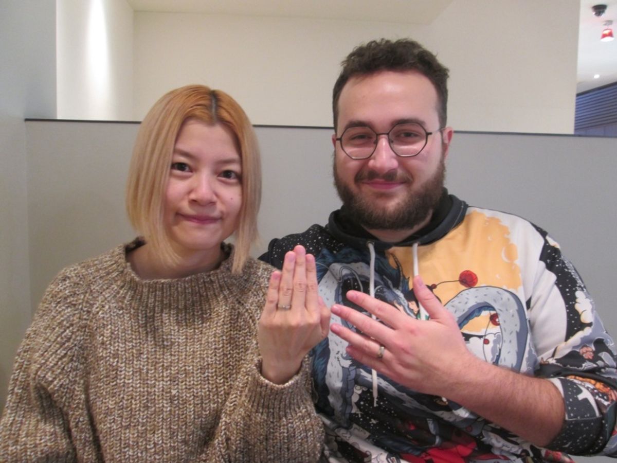 A様＆N様【BIJOUPIKO(ビジュピコ)】大満足です！｜ 結婚指輪・婚約指輪の口コミならRingraph