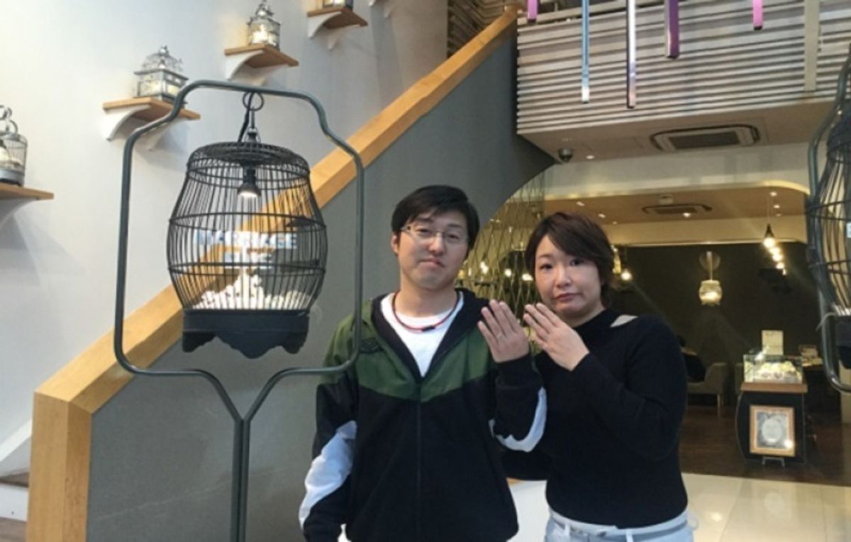 【N様＆M様】【福岡店】気に入ったデザイン！BIJOUPIKO(ビジュピコ)｜Ringraph(リングラフ)