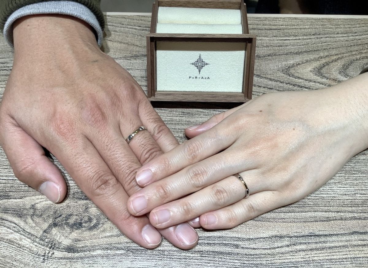 Y様＆N様【BIJOUPIKO(ビジュピコ)】【宮崎店】素敵で感動しました｜ 結婚指輪・婚約指輪の口コミならRingraph