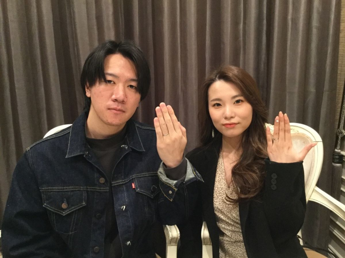 K様＆R様【BIJOUPIKO(ビジュピコ)】【金沢店】ありがとうございました。｜ 結婚指輪・婚約指輪の口コミならRingraph