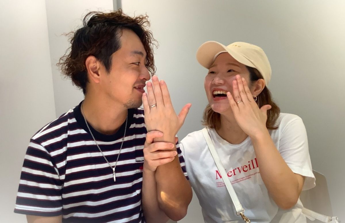 N様＆Y様【BIJOUPIKO(ビジュピコ)】【宮崎店】似合うタイプの指輪｜ 結婚指輪・婚約指輪の口コミならRingraph