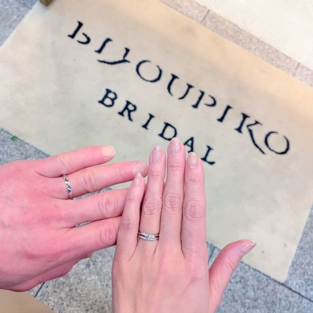 K様・M様【BIJOUPIKO(ビジュピコ)】【高知店】とてもステキな仕上がりに感…｜ 結婚指輪・婚約指輪の口コミならRingraph