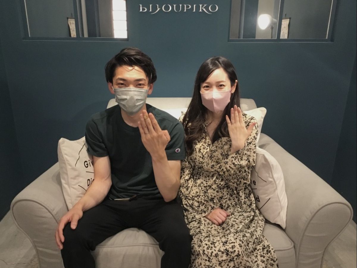 祐太様♡美帆様【BIJOUPIKO(ビジュピコ)】【小倉店】ありがとうございまし…｜ 結婚指輪・婚約指輪の口コミならRingraph