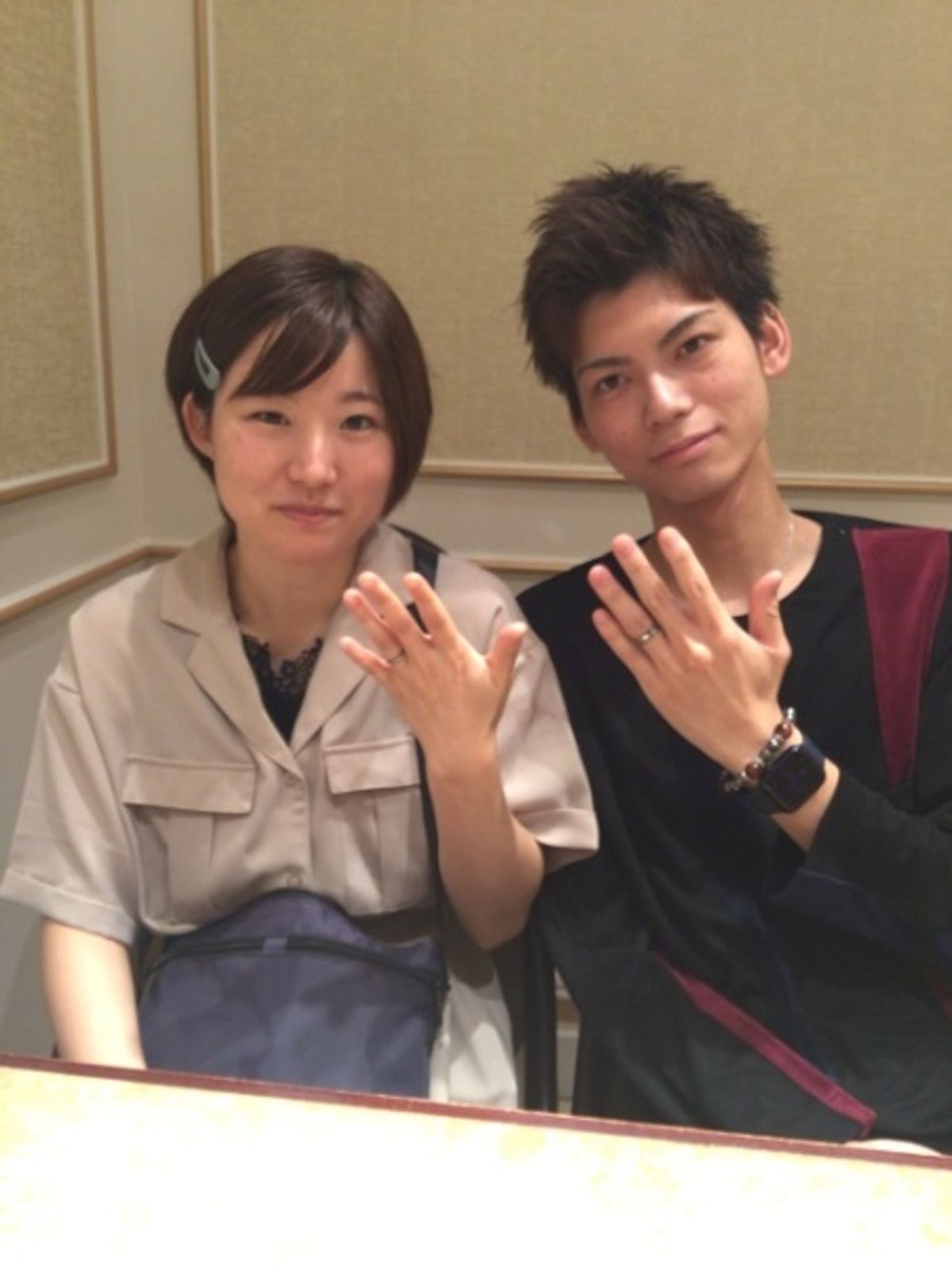 S様＆N様【BIJOUPIKO(ビジュピコ)】【大阪店】綺麗｜ 結婚指輪・婚約指輪の口コミならRingraph