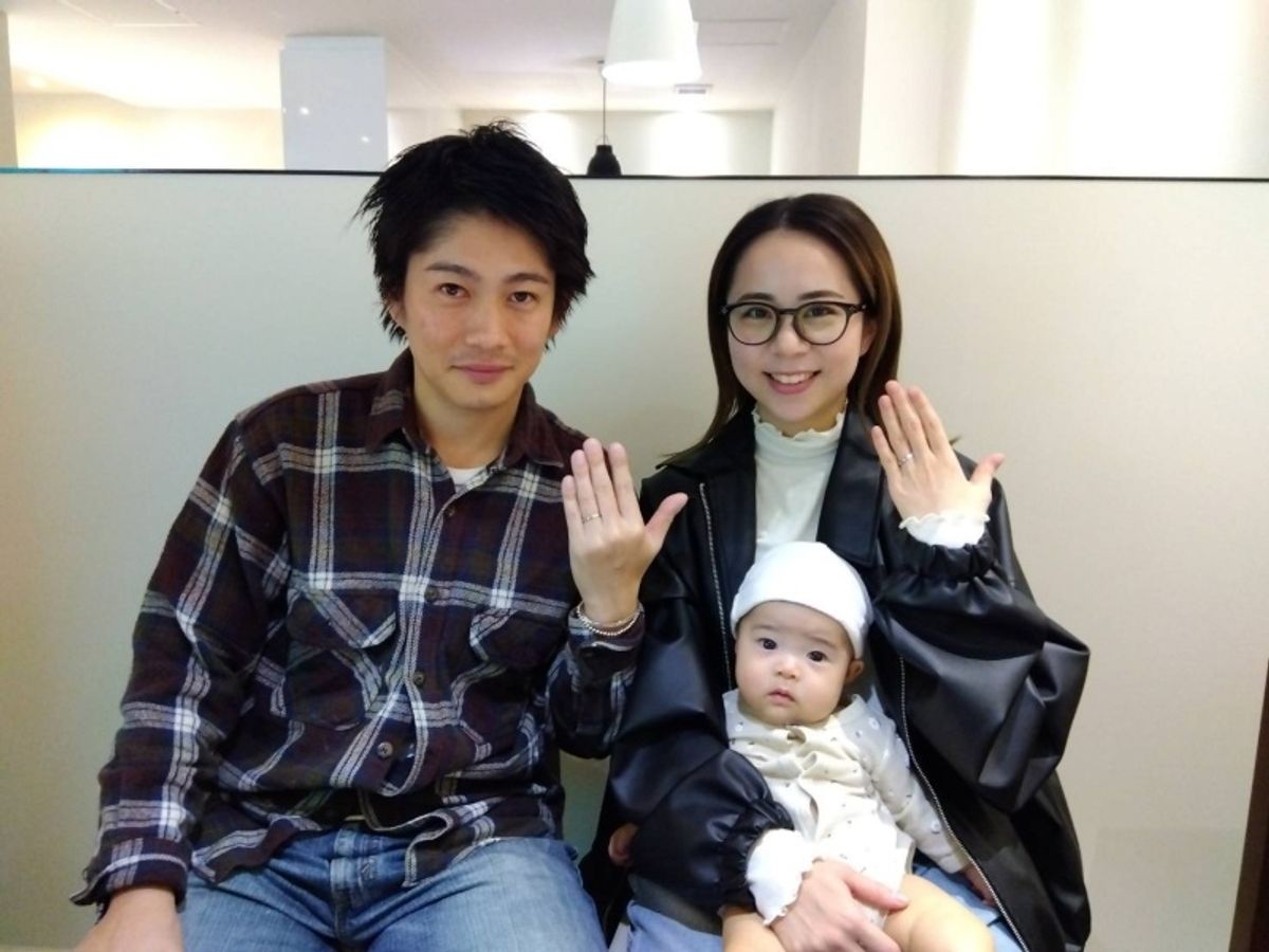 T様♡H様【BIJOUPIKO(ビジュピコ)】【大分店】すごく素敵なリングでとても…｜ 結婚指輪・婚約指輪の口コミならRingraph