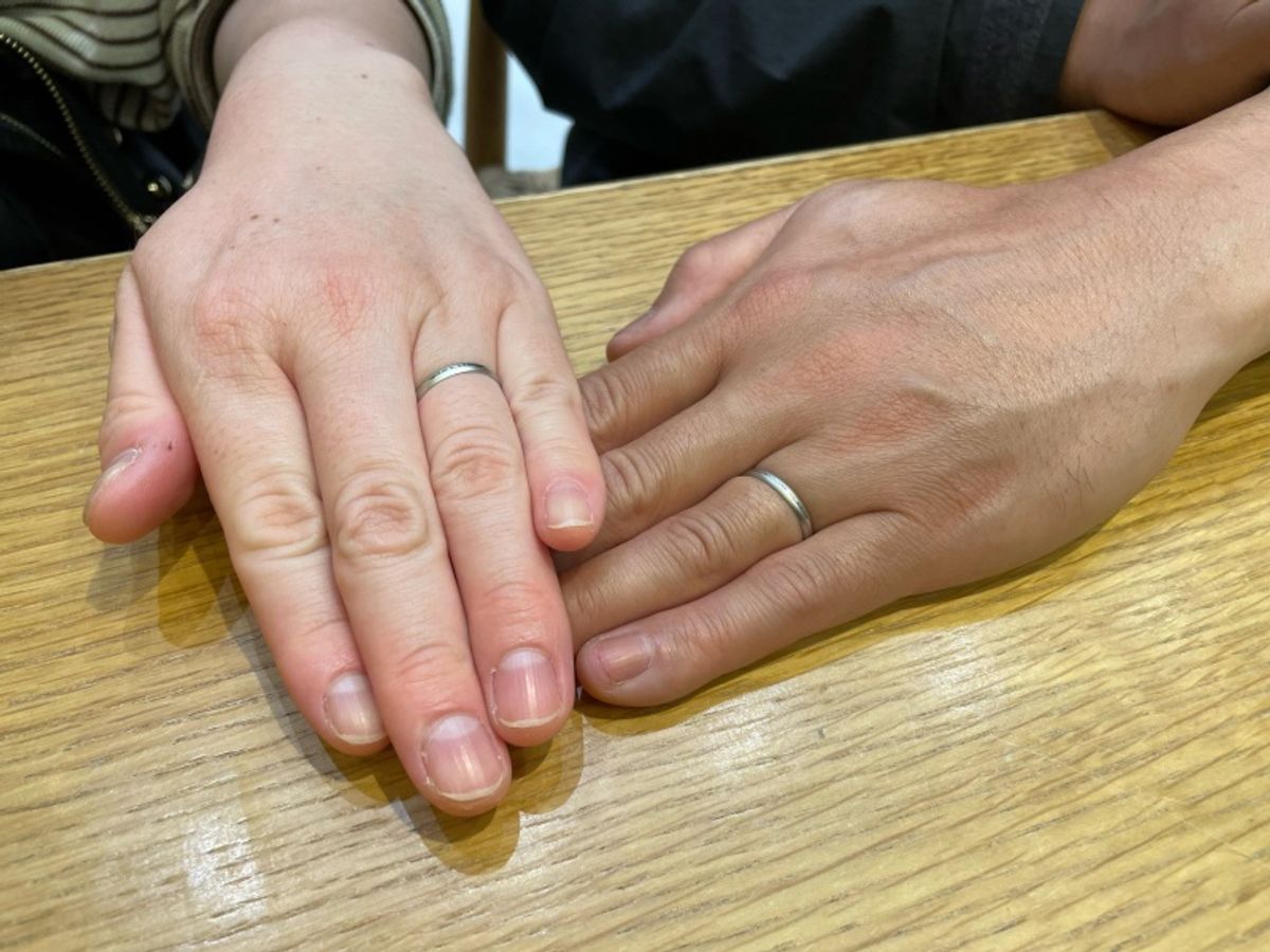 K.N様＆T.N様【BIJOUPIKO(ビジュピコ)】【なんばパークス店】丁寧な対応あ…｜ 結婚指輪・婚約指輪の口コミならRingraph