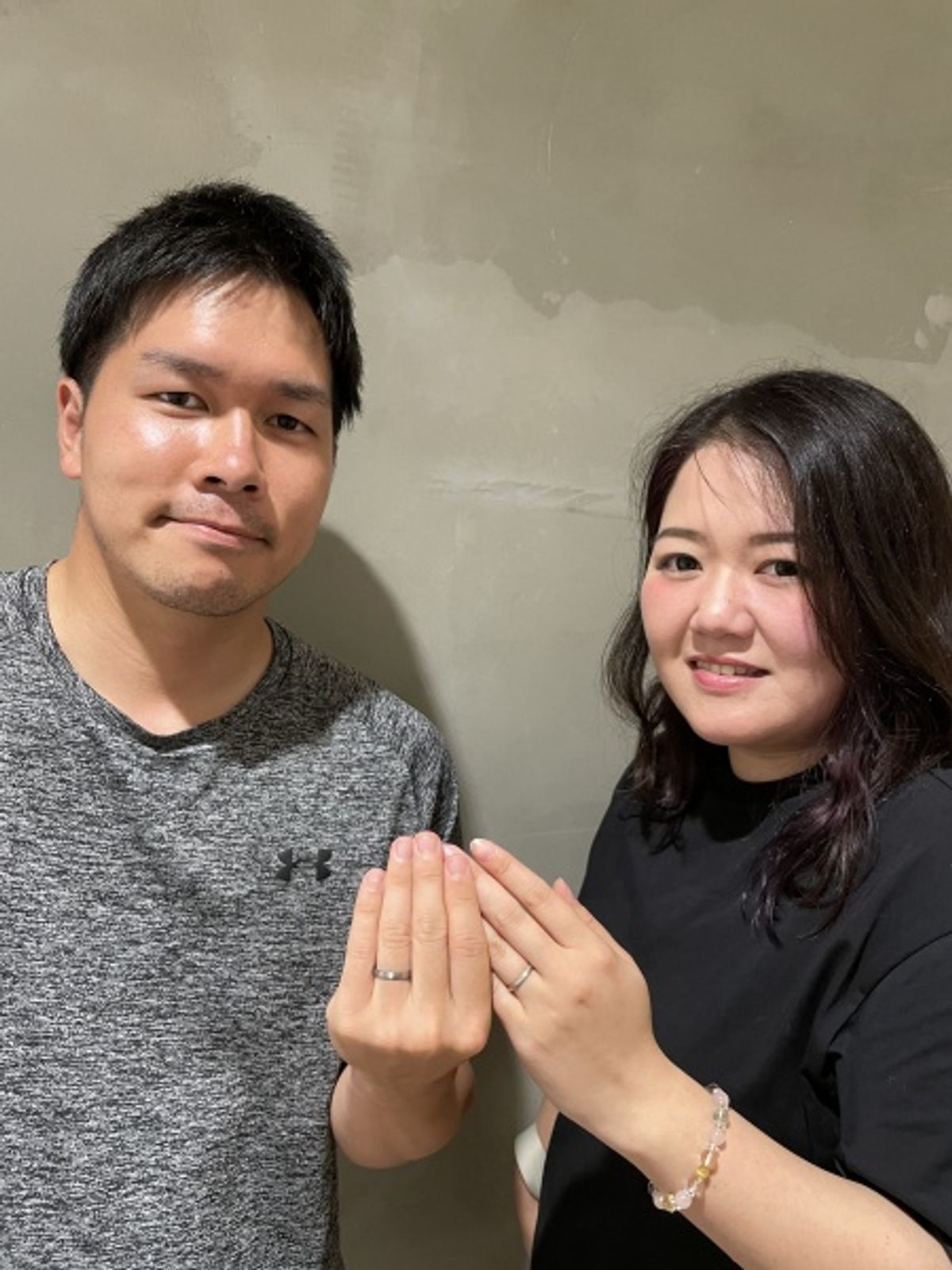 Y.M様＆R.N様【BIJOUPIKO(ビジュピコ)】【なんばパークス店】他店も見まし…｜ 結婚指輪・婚約指輪の口コミならRingraph
