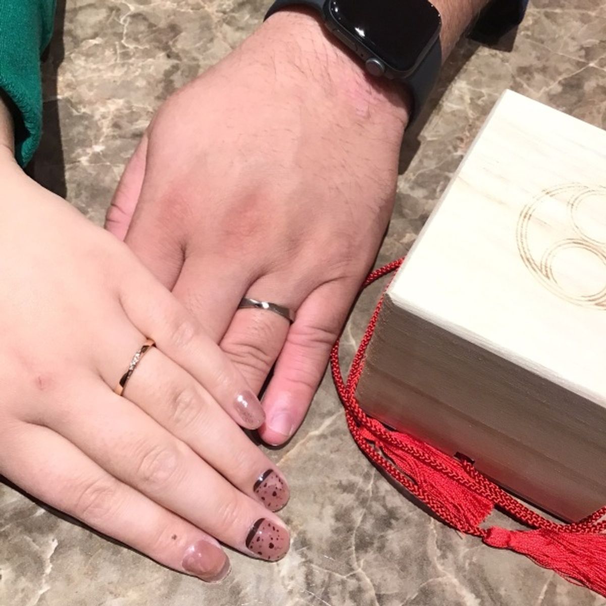 T様＆A様【BIJOUPIKO(ビジュピコ)】【長野店】「TOMOE」を選んで大正解で…｜ 結婚指輪・婚約指輪の口コミならRingraph