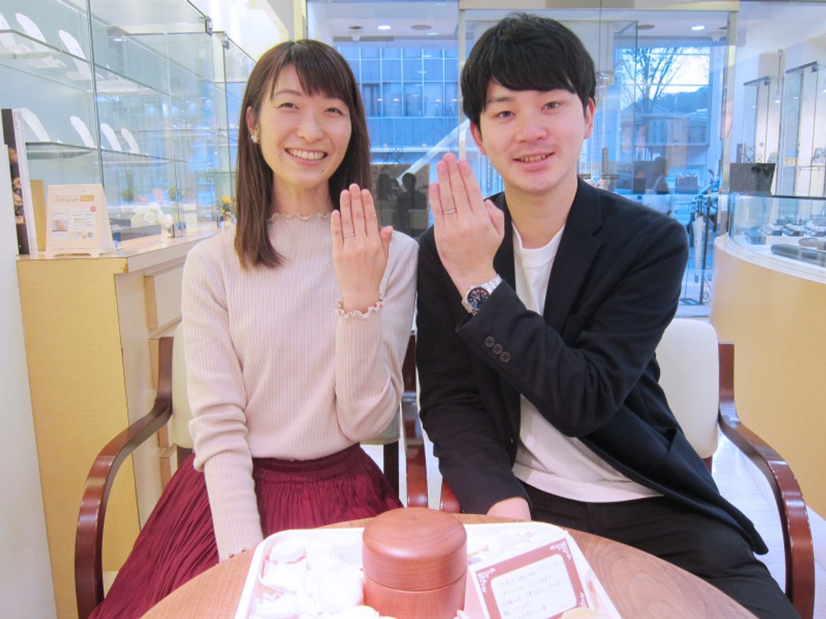 【W夫妻】「仕上がりはとってもキレイで大満足です。」COLANY(コラニー)｜Ringraph(リングラフ)