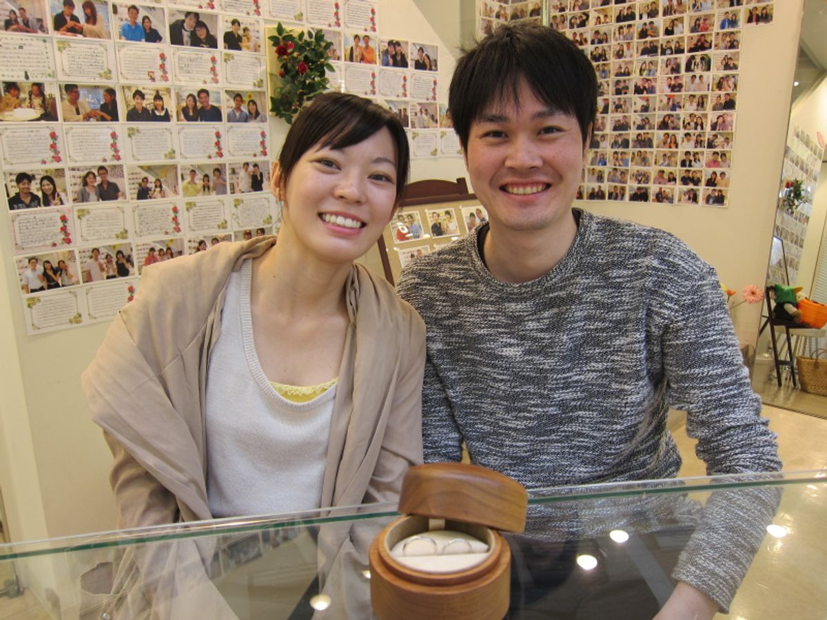 【S夫妻】「一生大切にしたいと思える指輪を見つけることができました。」COLANY(コラニー)｜Ringraph(リングラフ)