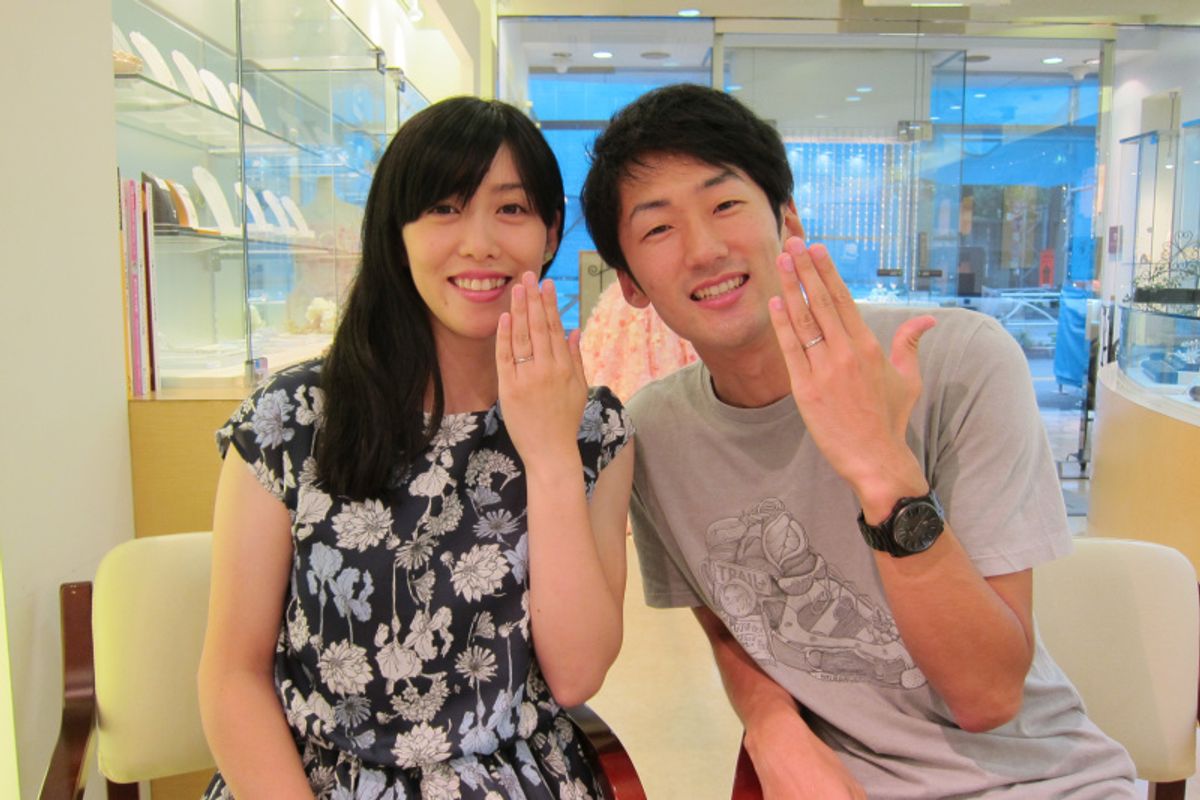 【K夫妻】「大切にしたい指輪に会えました」COLANY(コラニー)｜Ringraph(リングラフ)