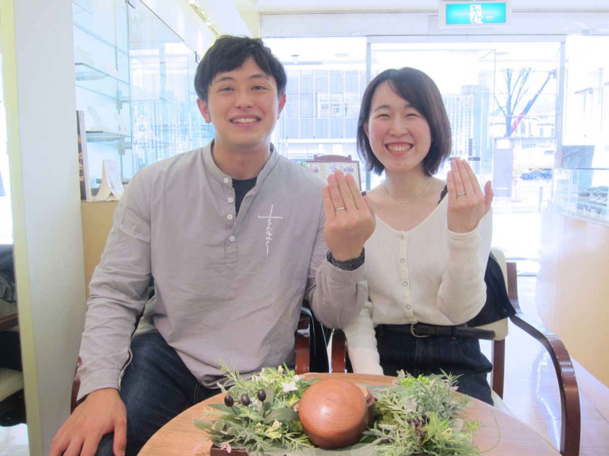 H夫妻【COLANY(コラニー)】「見るたびに、笑顔になり、一生の宝ものです！…｜ 結婚指輪・婚約指輪の口コミならRingraph