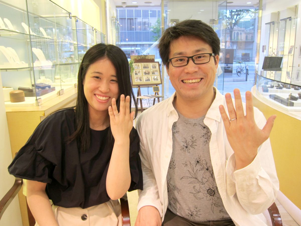 I夫妻【COLANY(コラニー)】「自分たちだけのリングを見つけることができま…｜ 結婚指輪・婚約指輪の口コミならRingraph