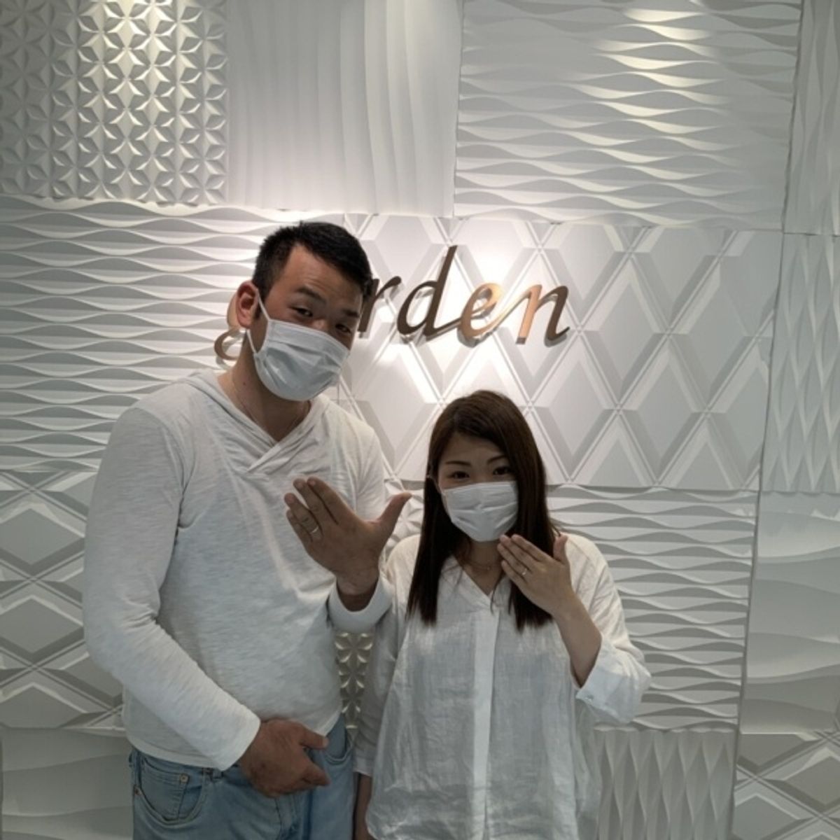 garden神戸三ノ宮ご成約のお客様【garden(ガーデン)】明石市｜PilotBridal…｜ 結婚指輪・婚約指輪の口コミならRingraph