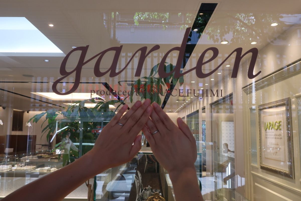 S.H様＆S.A様【garden(ガーデン)】大阪府吹田市｜FISCHERの結婚指輪をご成…｜ 結婚指輪・婚約指輪の口コミならRingraph