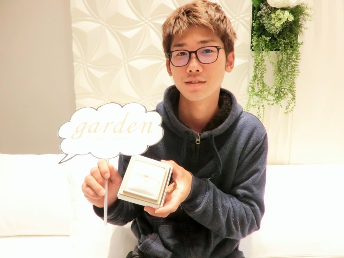 【M様＆S様】ダイヤの輝きが良かった！garden(ガーデン)｜Ringraph