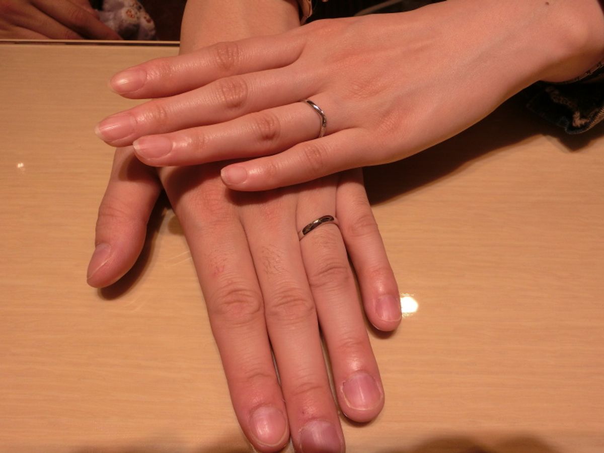 【K様＆S様】指輪もたくさんで選ぶのが楽しかったです！garden(ガーデン)｜Ringraph(リングラフ)