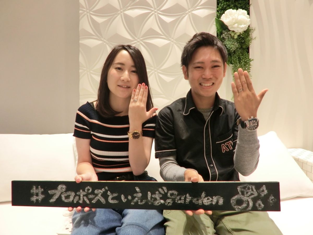 【K様＆M様】予想以上の素晴らしい商品でした。garden(ガーデン)｜Ringraph(リングラフ)