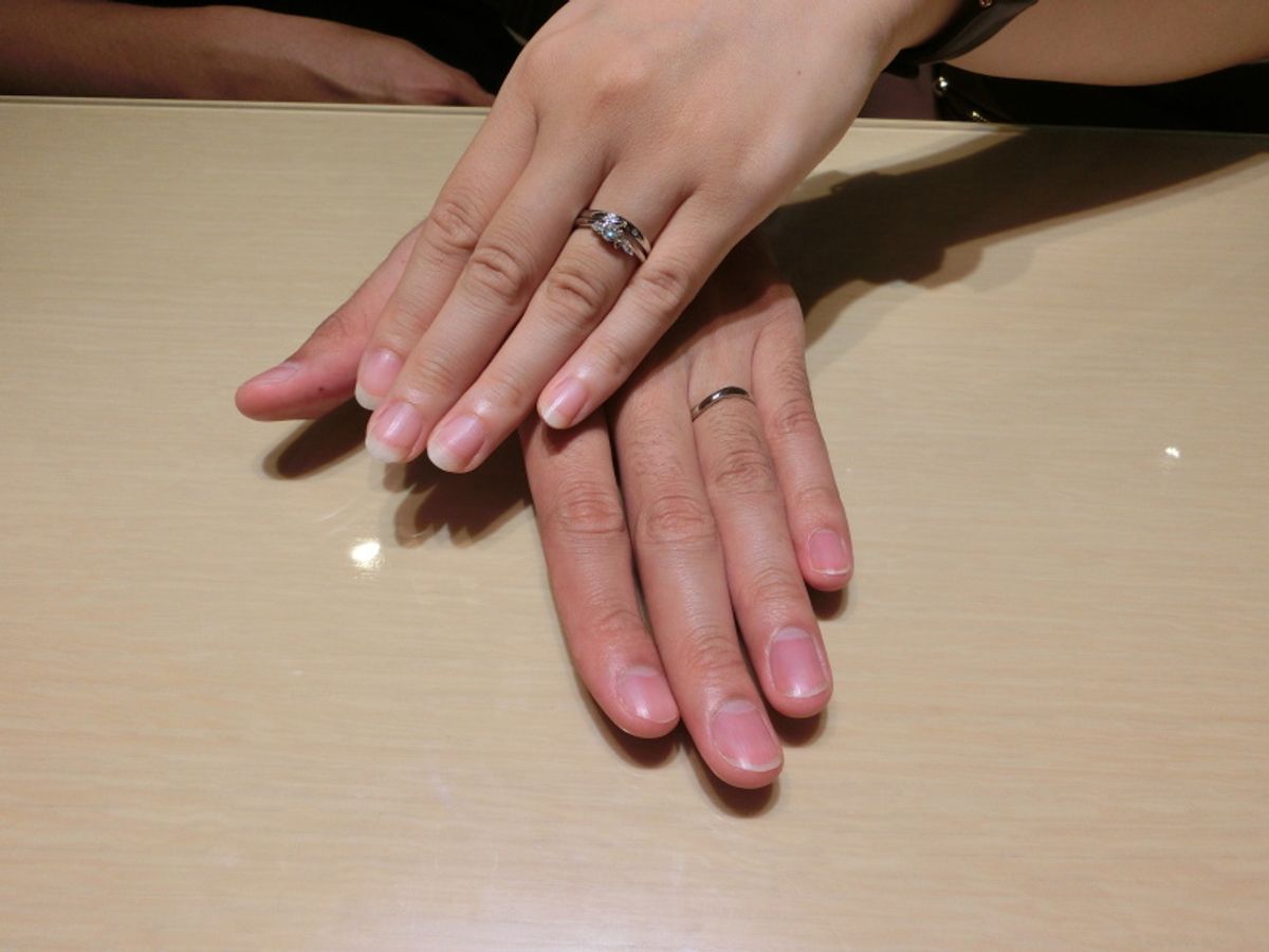 I様&S様【garden(ガーデン)】色々とありがとうございました｜ 結婚指輪・婚約指輪の口コミならRingraph