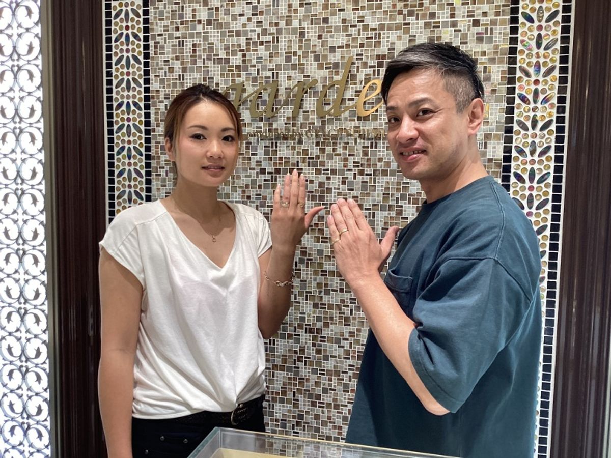 HKPKMKIP【garden(ガーデン)】福井県よりご来店 ハワイアンジュエリー、マ…｜ 結婚指輪・婚約指輪の口コミならRingraph
