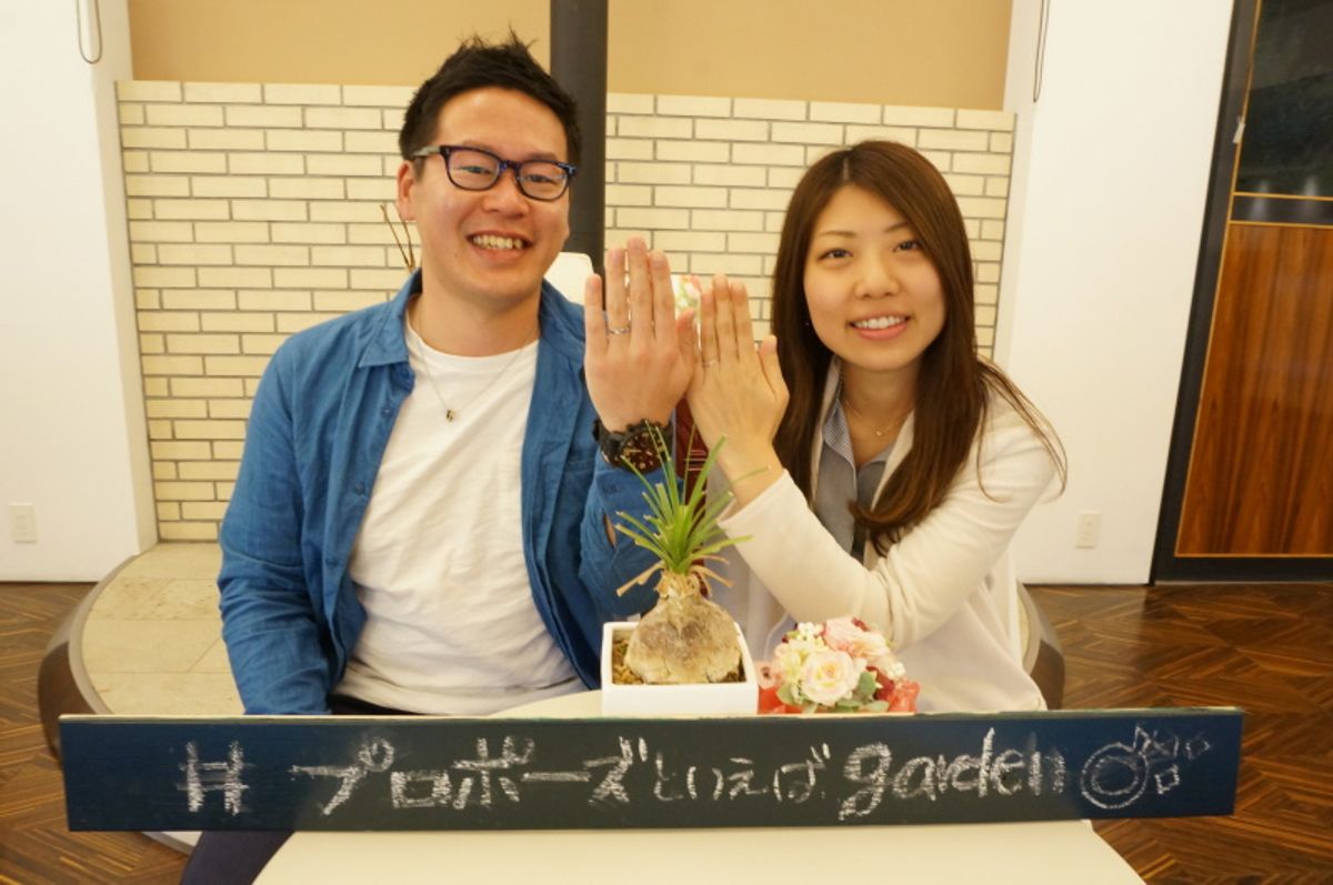 【S様＆A様】トキメキがとまりませんgarden(ガーデン)｜Ringraph(リングラフ)