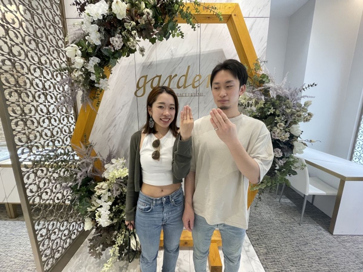 KUHM【garden(ガーデン)】京都宇治市 ハワイアンジュエリーマキシの結婚指…｜ 結婚指輪・婚約指輪の口コミならRingraph