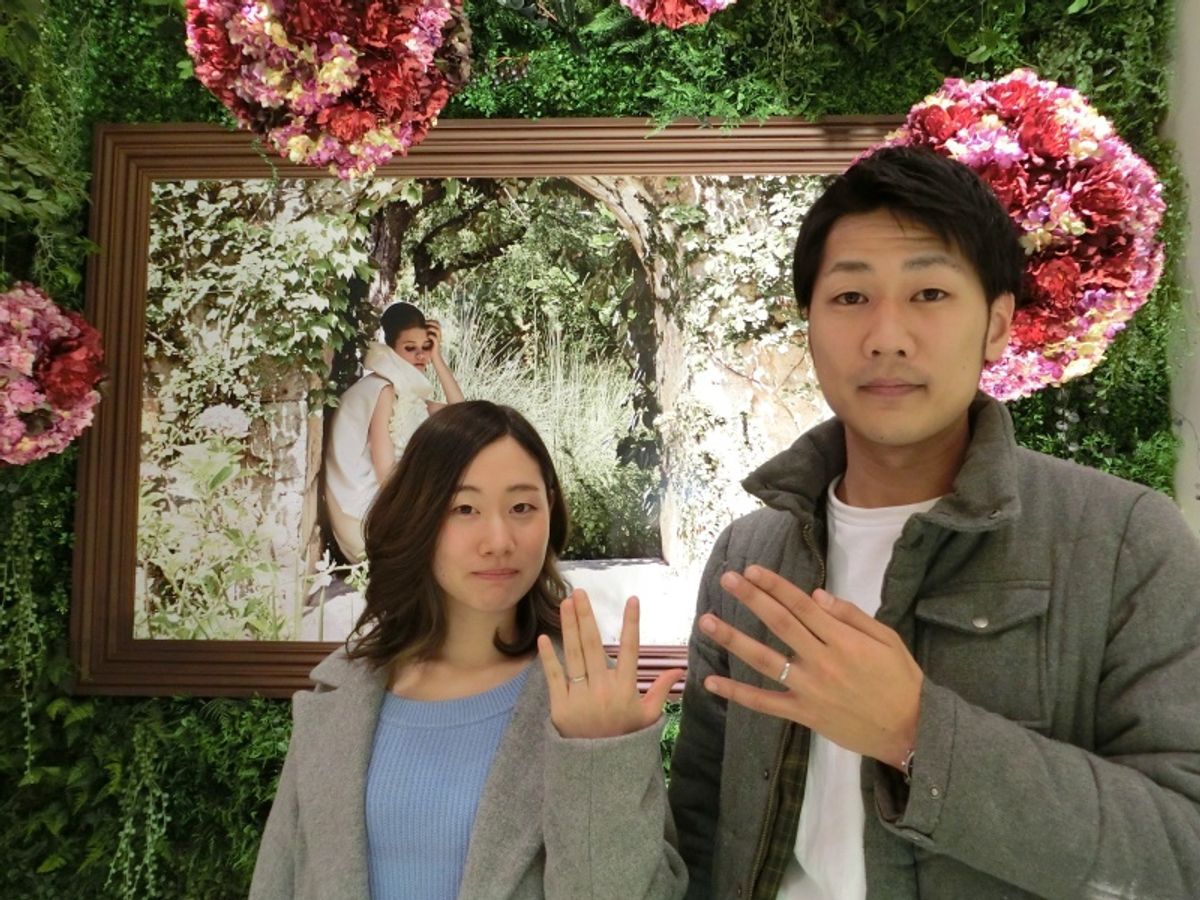 【S様&A様】しっくりきました！garden(ガーデン)｜Ringraph(リングラフ)