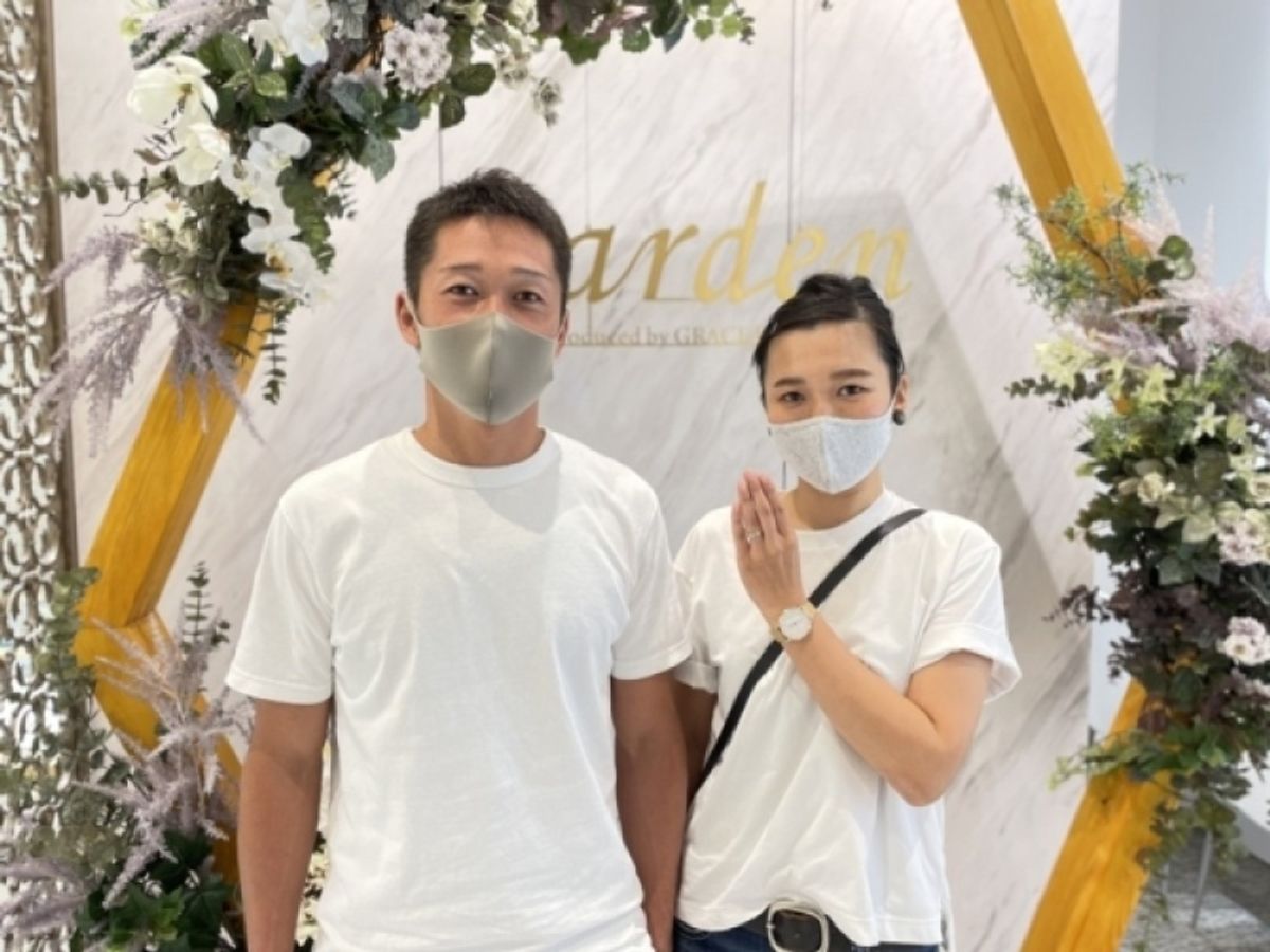SM【garden(ガーデン)】滋賀県守山市 10周年記念でユカホウジョウのエタ…｜ 結婚指輪・婚約指輪の口コミならRingraph