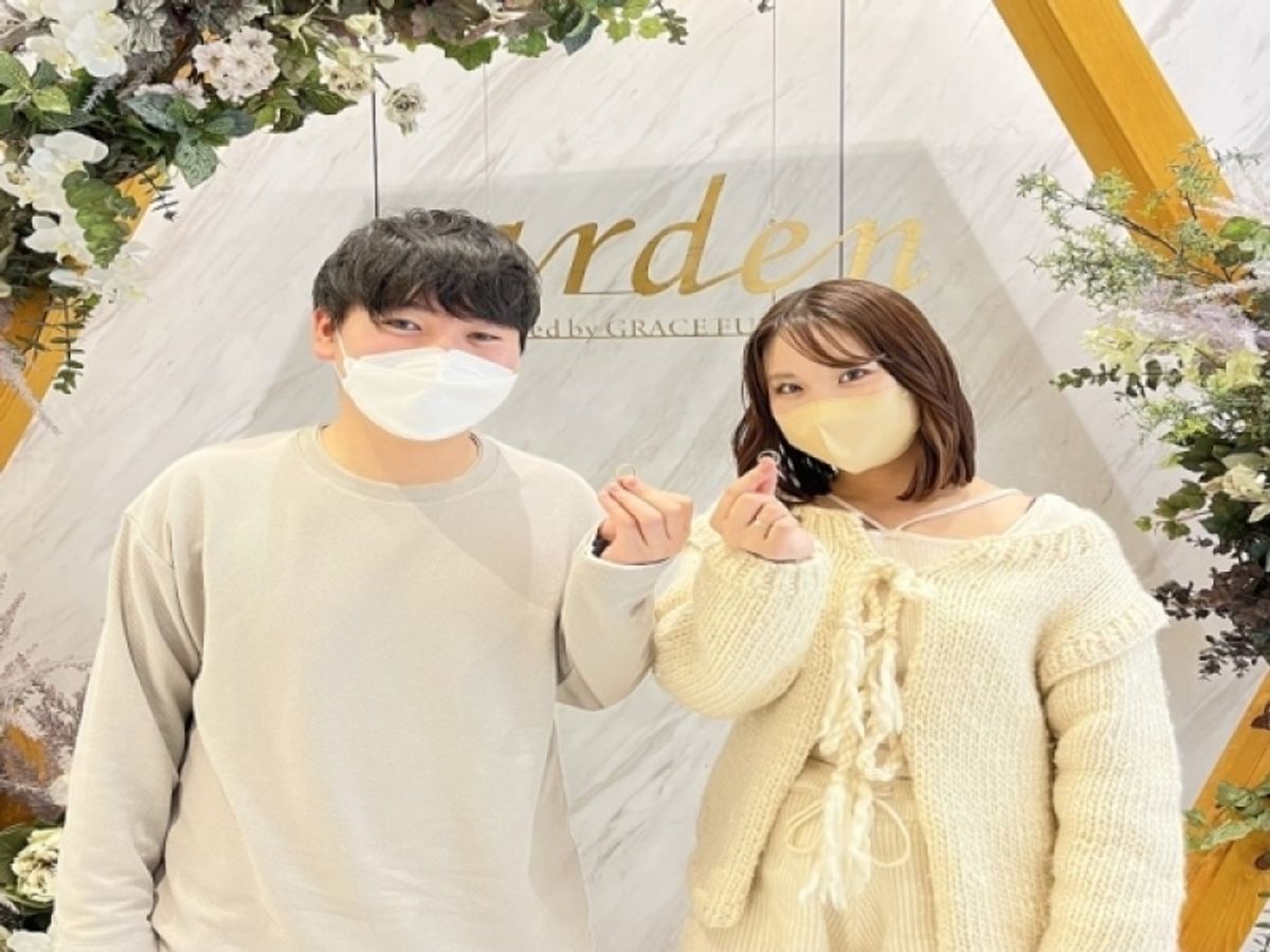 KF【garden(ガーデン)】京都市伏見区｜二人で作る手作り結婚指輪をご成約…｜ 結婚指輪・婚約指輪の口コミならRingraph