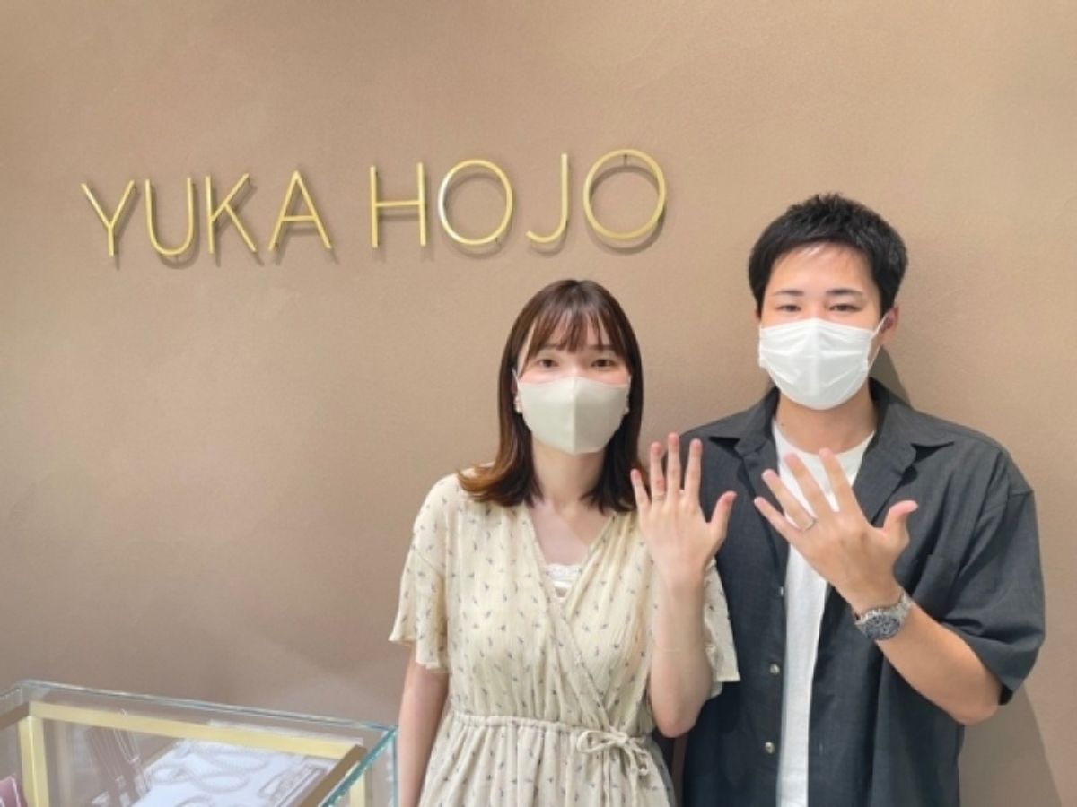 【S】滋賀県近江八幡市 ユカホウジョウの婚約指輪・結婚指輪をご成約いた…garden(ガーデン)｜Ringraph(リングラフ)
