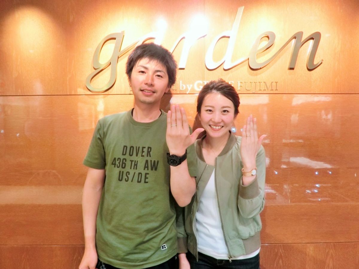 【S様＆I様】スタッフの方も親切で嬉しかったです♪garden(ガーデン)｜Ringraph