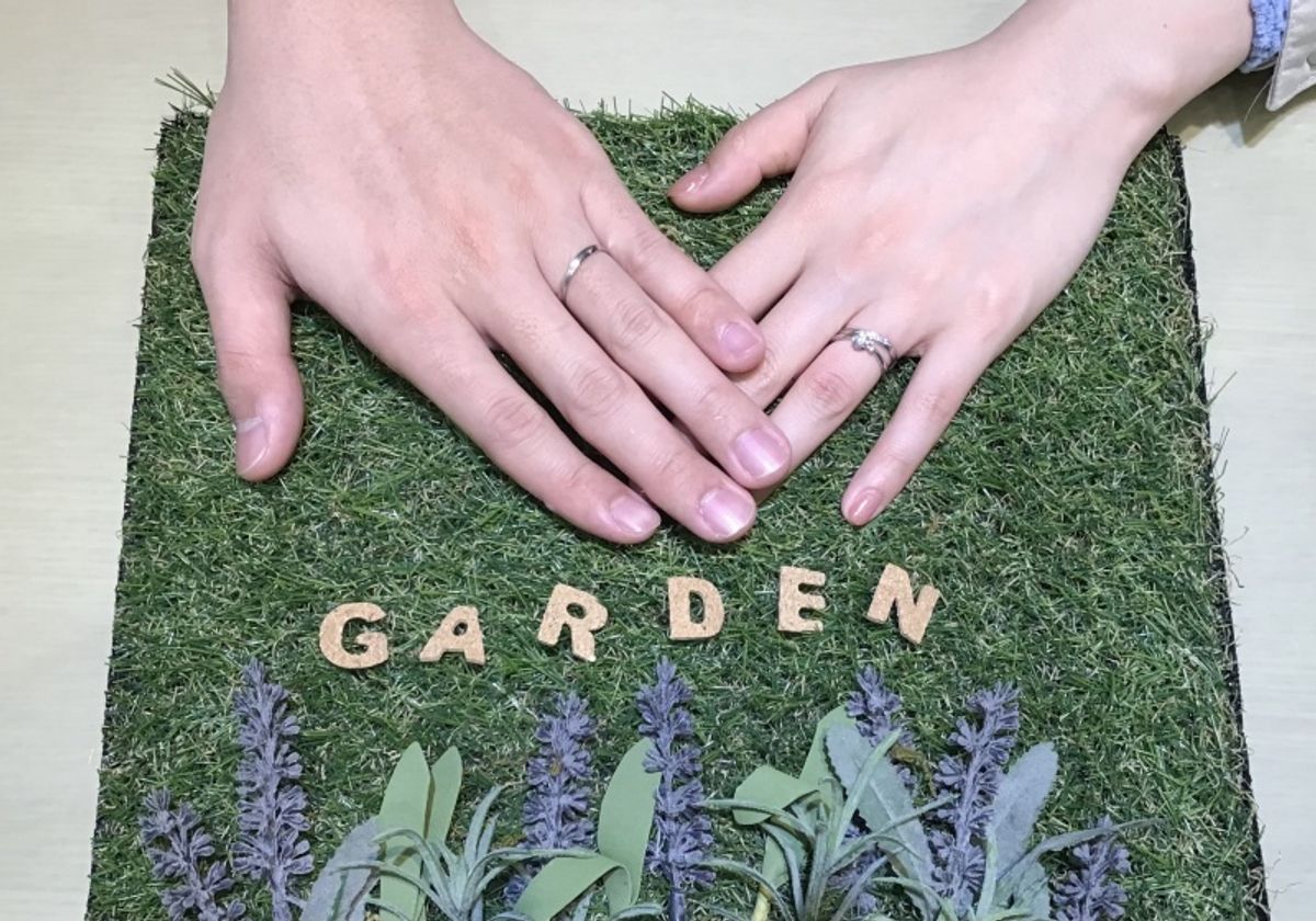 B＆M【garden(ガーデン)】東大阪市 鍛造製法のIDEAL Plusfortの婚約指輪と…｜ 結婚指輪・婚約指輪の口コミならRingraph