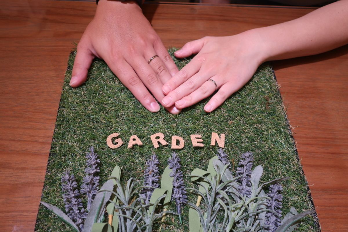 T.Y様＆M.H様【garden(ガーデン)】兵庫県尼崎市・大阪市城東区｜FISCHERの…｜ 結婚指輪・婚約指輪の口コミならRingraph