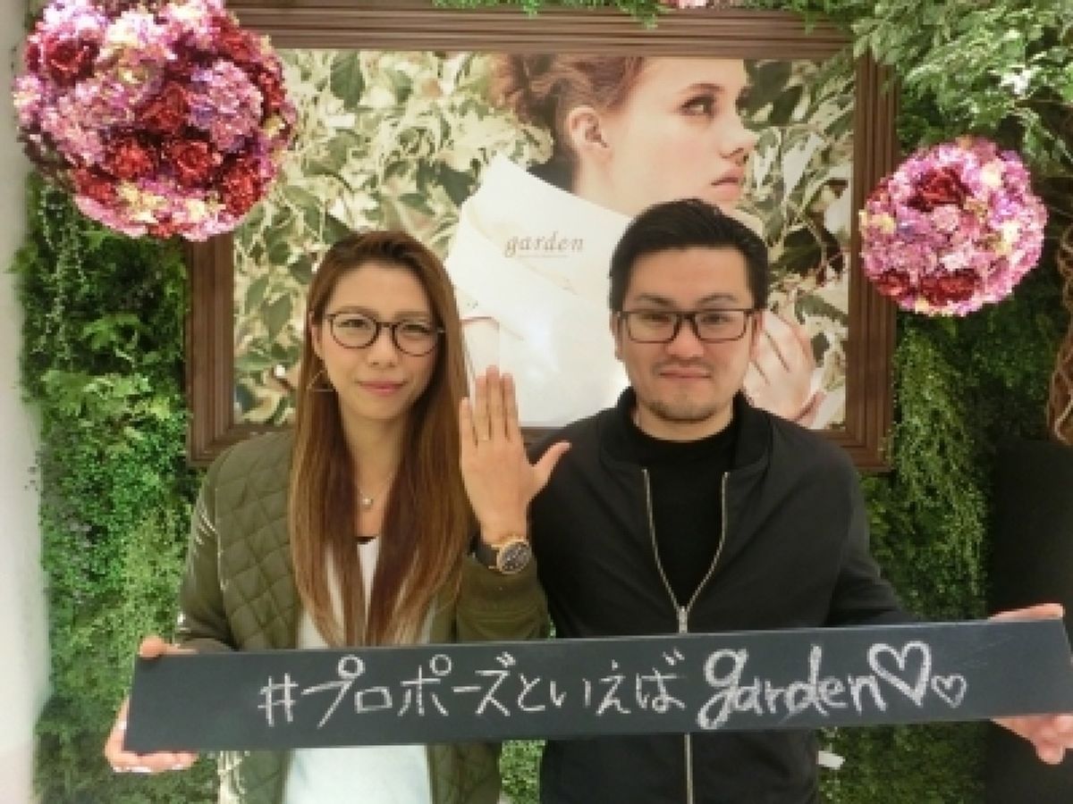 【N様＆S様】お話しててすごく楽しかったです！garden(ガーデン)｜Ringraph(リングラフ)