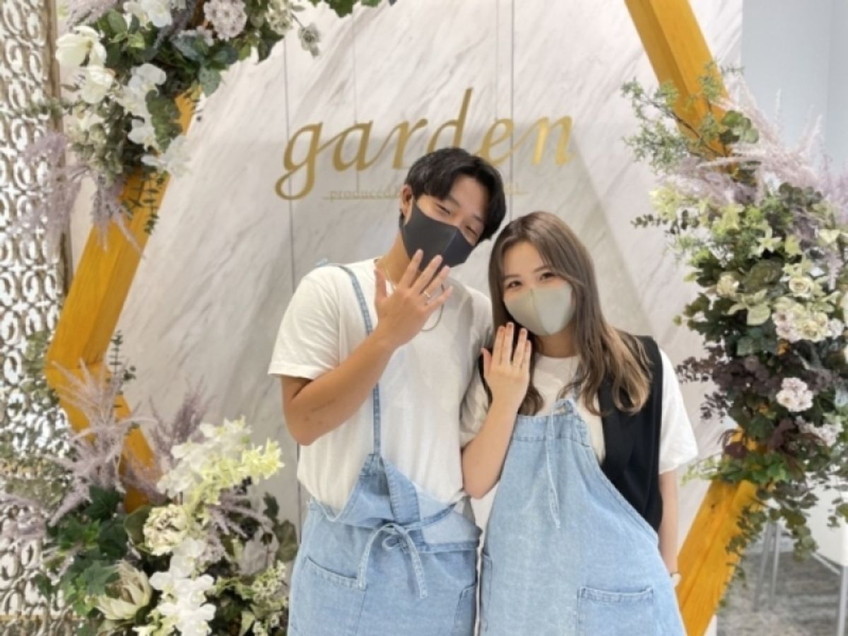 KOU【garden(ガーデン)】京都・大阪梅田 1年記念に手作り指輪（ペアリン…｜ 結婚指輪・婚約指輪の口コミならRingraph