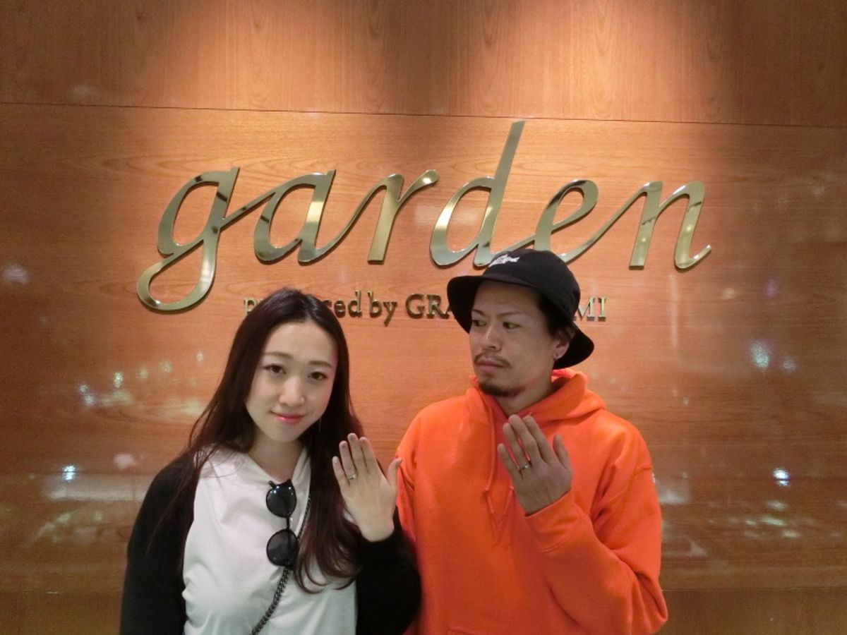 【N様＆S様】また会いに来ます！garden(ガーデン)｜Ringraph(リングラフ)