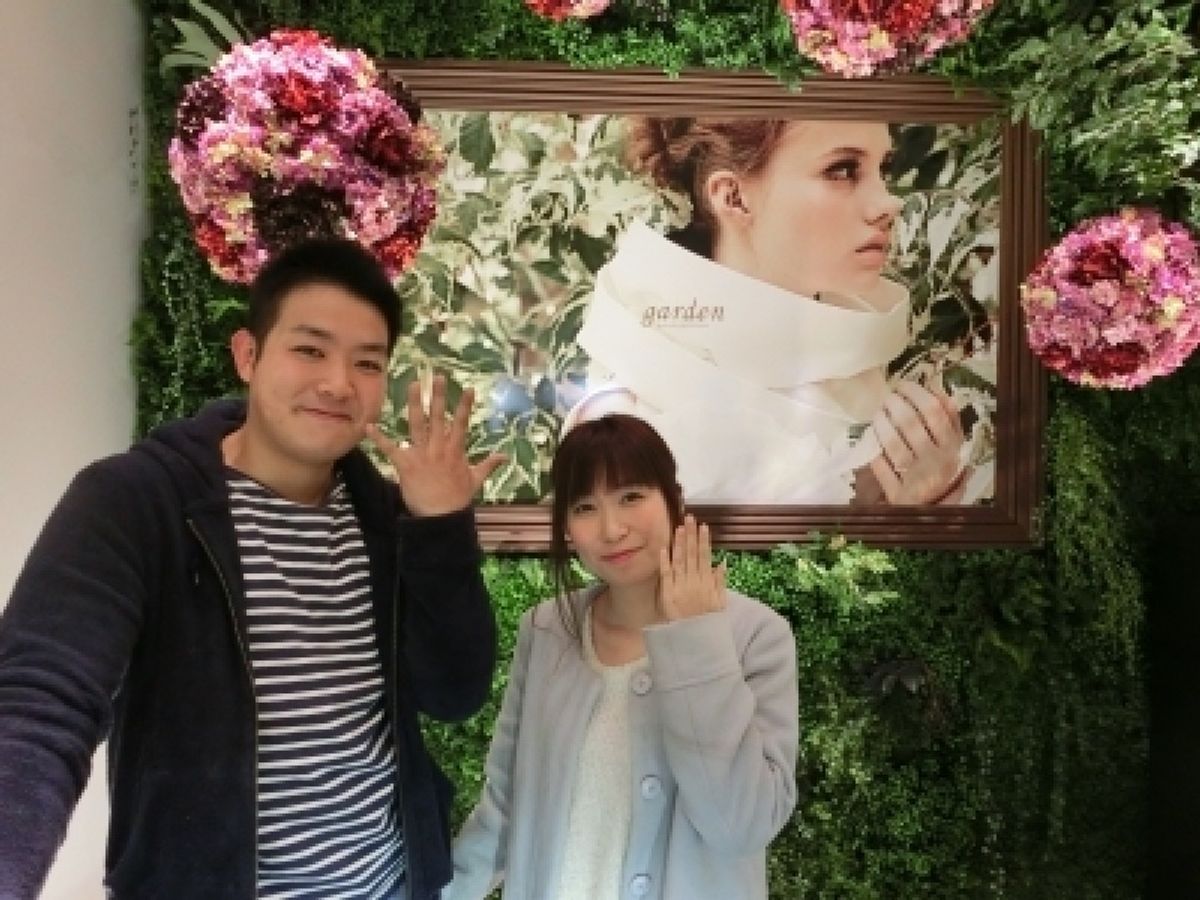 【H様＆S様】スタッフさんの対応が素晴らしかったです♪garden(ガーデン)｜Ringraph(リングラフ)