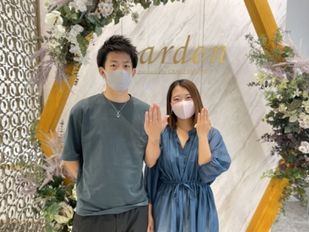 KU【garden(ガーデン)】京都市右京区 フィッシャーの結婚指輪をご成約いた…｜ 結婚指輪・婚約指輪の口コミならRingraph