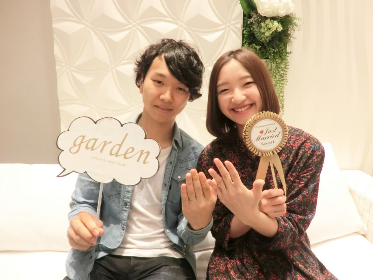 【S様＆O様】とっても良かったです。garden(ガーデン)｜Ringraph(リングラフ)