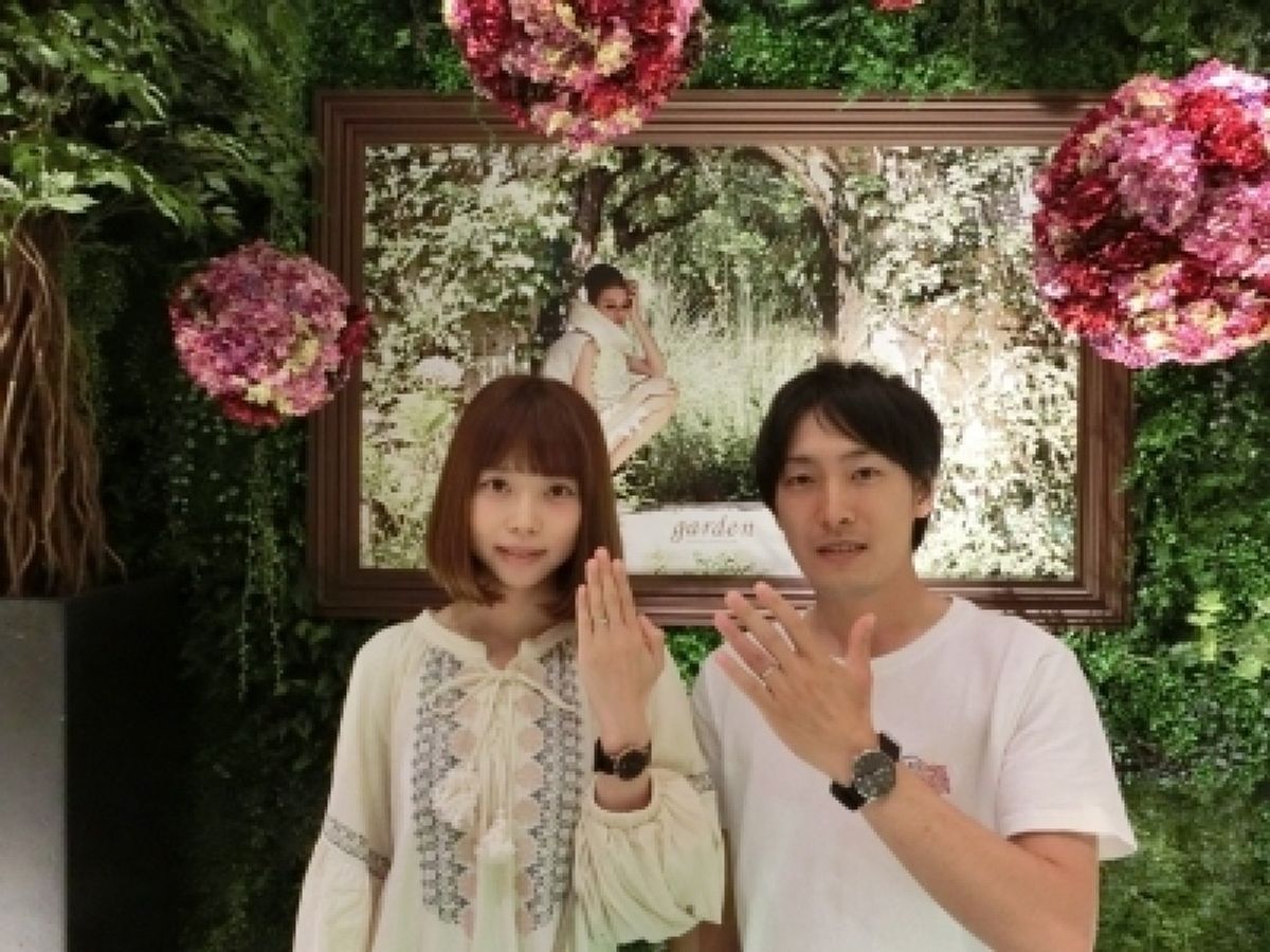 【S様＆K様】沢山ブランドの種類が一度に選べて、楽しかったです！garden(ガーデン)｜Ringraph