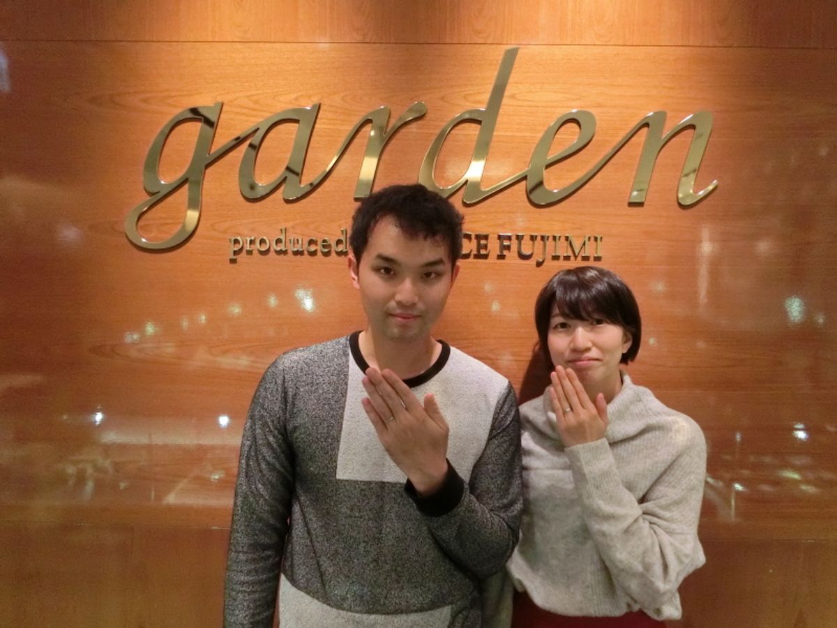 【S様＆O様】大変ありがとうございます。garden(ガーデン)｜Ringraph(リングラフ)