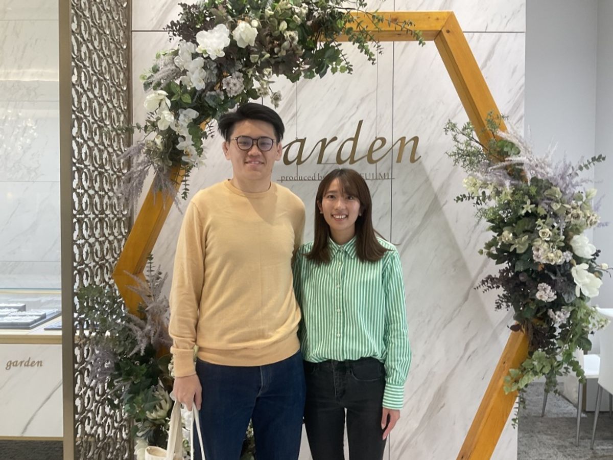 KTKI【garden(ガーデン)】京都市より結婚指輪探しでご来店 リーズナブル…｜ 結婚指輪・婚約指輪の口コミならRingraph