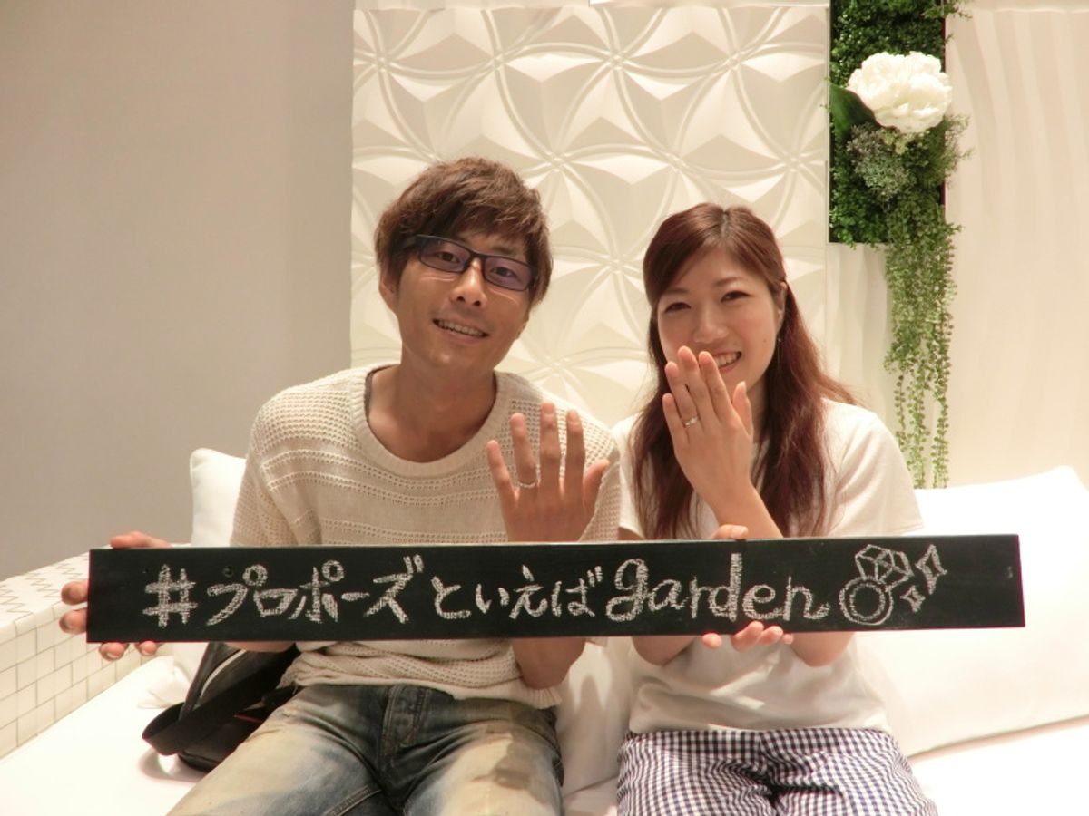 【O様＆G様】とても感動しました。garden(ガーデン)｜Ringraph(リングラフ)
